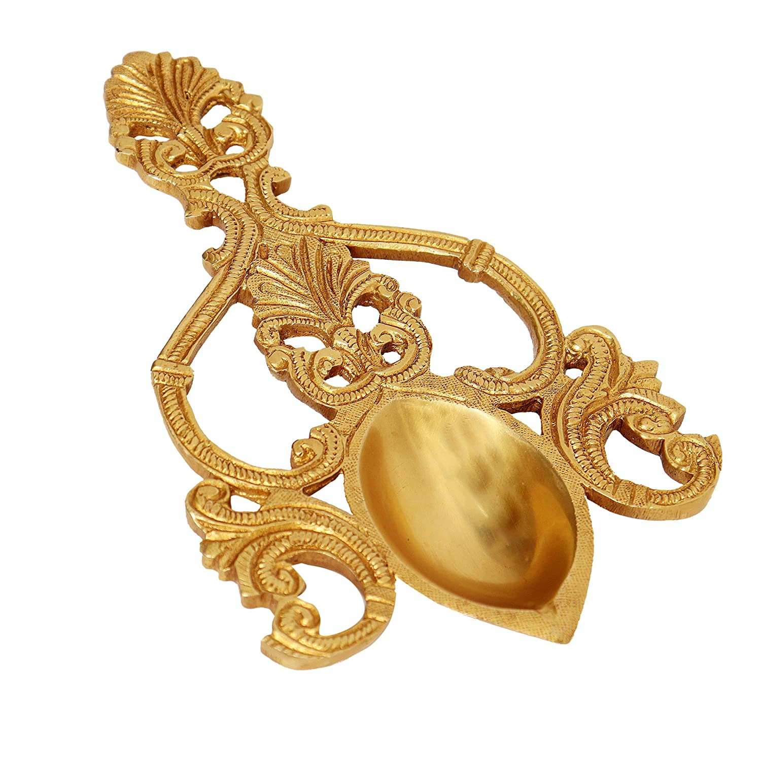 Brass Pooja Hawan Spoon/Brass Aarti Spoon – Poplibrass